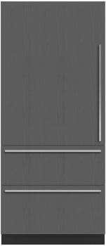 Sub-Zero DET3650RIDL 36 Inch Panel Ready Built-In Smart Refrigerator Column with 20.4 cu. ft ...