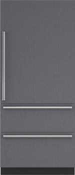 Sub-Zero DET3650RR 36 Inch Panel Ready Built-In Counter-Depth Over-And ...