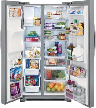 Frigidaire DGHX2655TF 36 Inch Side by Side Refrigerator with 25.5 Cu ...