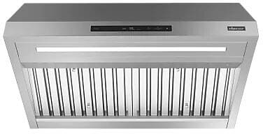Dacor DHD36U990CS 36 Inch Wall Mount Smart Range Hood with 4-Speed/1200 ...