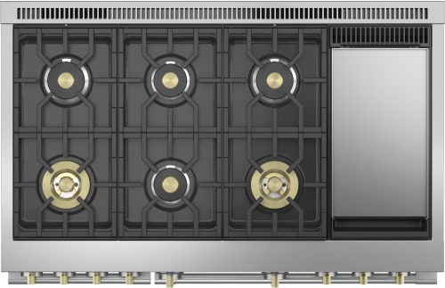 Monogram ZDP486NDTSS 48 Inch Freestanding Professional Dual Fuel Smart ...