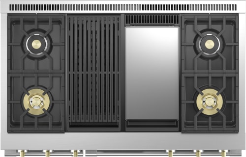 Monogram ZDP484NGTSS 48 Inch Freestanding Professional Dual Fuel Smart ...