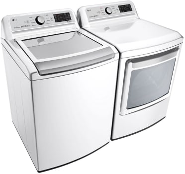 LG DLE7300WE 27 Inch Electric Smart Dryer with 7.3 Cu. Ft. Capacity ...