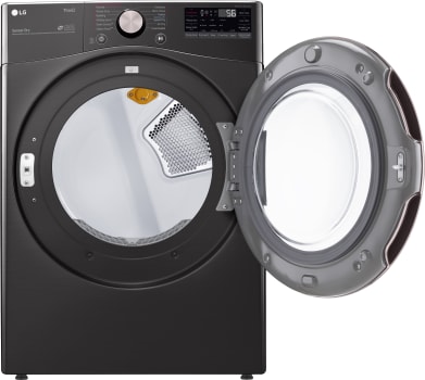 LG DLEX4200B 27 Inch Electric Smart Dryer with 7.4 Cu. Ft. Capacity ...