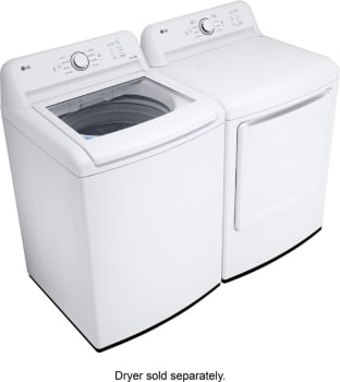 LG WT6105CW 27 Inch Top Load Washer with 4.1 cu. ft. Capacity, 4-Way ...
