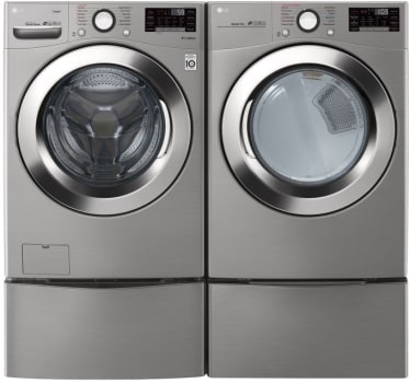 LG DLEX3700V 27 Inch Electric Smart Dryer with 7.4 Cu. Ft. Capacity ...