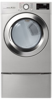 LG DLEX3700V 27 Inch Electric Smart Dryer with 7.4 Cu. Ft. Capacity ...