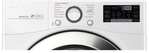 LG DLEX3700W 27 Inch Electric Smart Dryer with 7.4 Cu. Ft. Capacity ...