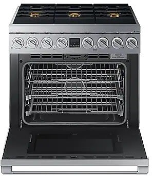 Dacor DOP36T86GLS 36 Inch Freestanding Gas Smart Range with 6 ...