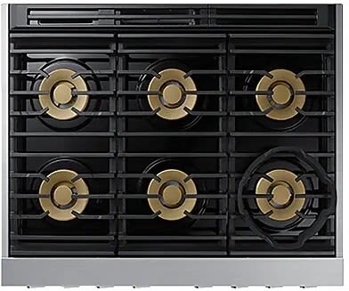 Dacor DOP36T86GLS 36 Inch Freestanding Gas Smart Range with 6 ...