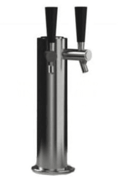 U-Line ULATAPDOUBLE Stainless Steel Double Tap Tower Kit with Low ...
