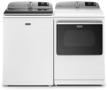 Maytag MED7230HW 27 Inch Electric Smart Dryer with 7.4 Cu. Ft. Capacity ...