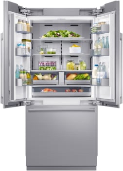 Dacor DRF365300AP 36 Inch Panel Ready Built-In French Door Refrigerator ...