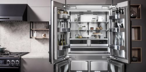 Dacor DRF427500AP 42 Inch French Door Panel Ready Refrigerator with 23. ...