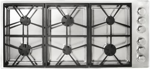 Dacor DTCT466GSLPH 46 Inch Gas Cooktop with 6 Sealed Burners, 64,500 ...