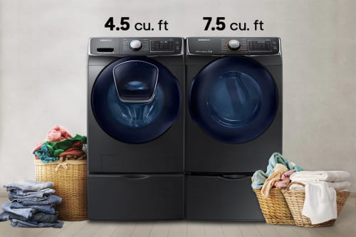 Samsung DV45K6500EV 27 Inch Electric Smart Dryer with 7.5 Cu. Ft ...