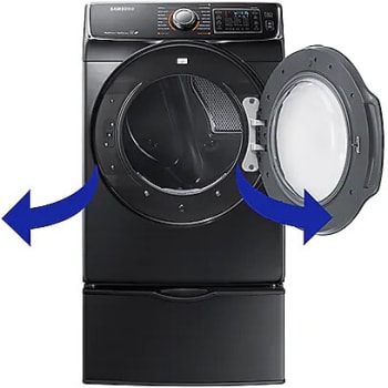 Samsung DV45K6500EV 27 Inch Electric Smart Dryer with 7.5 Cu. Ft ...