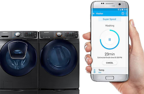 Samsung DV45K6500EV 27 Inch Electric Smart Dryer with 7.5 Cu. Ft ...