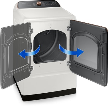 Samsung DVE55A7300E 27 Inch Smart Electric Dryer with 7.4 cu. ft ...