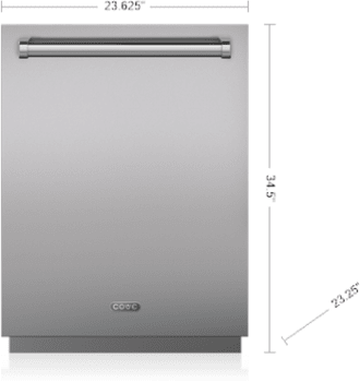 Cove DW2450 24 Inch Fully Integrated Panel Ready Built-In Smart ...