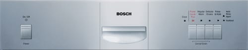 Bosch SHE43C02UC Full Console Dishwasher with 4 Wash Cycles, Platinum ...