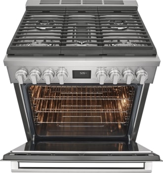 Electrolux ECFD3068AS 30 Inch Freestanding Dual Fuel Range with 5 ...