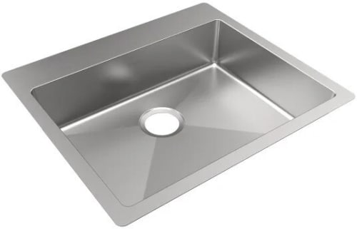 Elkay ECTSRAD2522600 22 Inch Single Bowl Dual Mount Kitchen Sink with ...