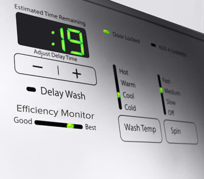 Amana NFW5800DW 27 Inch Front-Load Washer with 4.2 Capacity, 7 Wash ...
