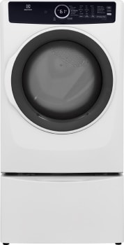Electrolux ELFG7437AW 27 Inch Gas Dryer with 8.0 Cu. Ft. Capacity ...
