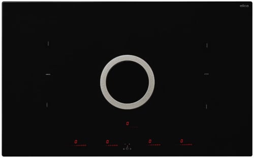 Elica ENI436BL 36 Inch Invert Induction Downdraft Cooktop with 4 ...