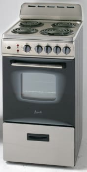 Avanti ER20P3SG 20 Inch Freestanding Electric Range with 4 Coil Burners ...