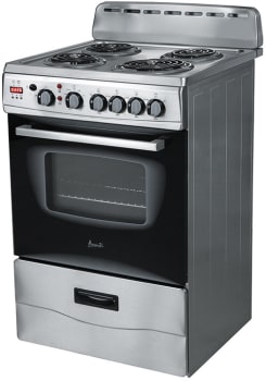 Avanti ERU240P3S 24 Inch Freestanding Electric Range with 4 Coil ...