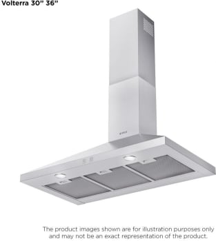 Elica EVL430S3 Wall Mount Range Hood with 4-Speed/400 CFM Blower ...