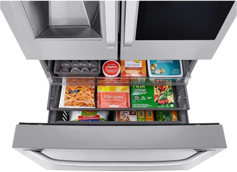 LG SRFVC2406S 36 Inch Counter Depth 3-Door French Door Refrigerator ...