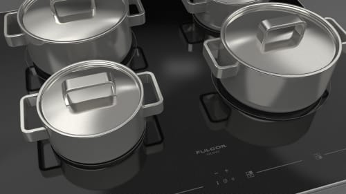 Fulgor Milano F4IT24S2 24 Inch Induction Cooktop with 4 Elements ...