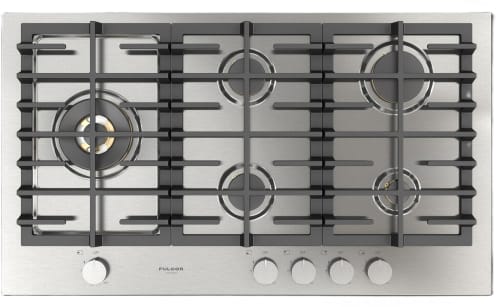 Fulgor Milano F4MEGK36S1 36 Inch Gas Cooktop with 5 Sealed Brass ...
