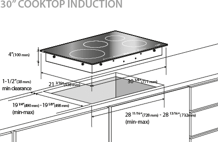 Fulgor Milano F7IT30S1 30 Inch Induction Cooktop with 4 Magnetic ...