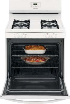 Frigidaire FCRG3005AW 30 Inch Freestanding Gas Range with 4 Sealed ...