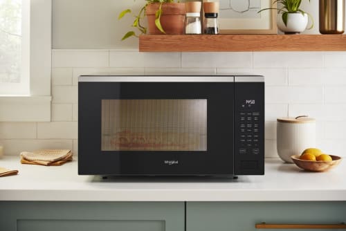 Whirlpool WMCS7022PZ 15 Inch Countertop Microwave with 1.6 Cu. Ft ...
