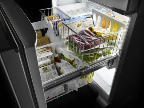 KitchenAid KRFF305ESS 36 Inch Freestanding French Door Refrigerator ...