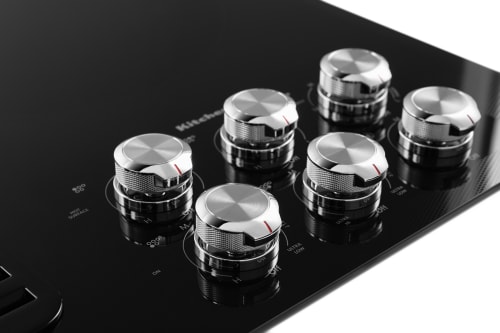 KitchenAid KCED606GBL 36 Inch Electric Downdraft Cooktop with 5 ...