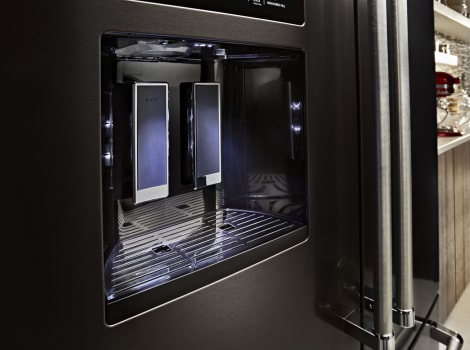 KitchenAid KRFF577KBS 36 Inch Freestanding French Door Refrigerator ...