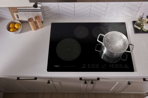 Whirlpool WCI55US0JB 30 Inch Induction Cooktop with 4 Elements, Fast ...
