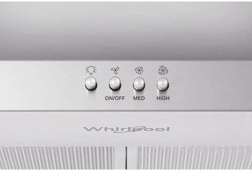 Whirlpool WVW53UC6LS 36 Inch Wall Mount Range Hood with 3-Speed/400 CFM ...
