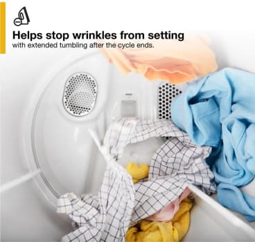 Whirlpool WED5050LW 29 Inch Top Load Electric Dryer with 7.0 cu. ft ...