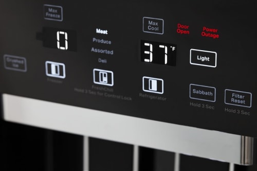 KitchenAid KBSD708MPS 48 Inch Built-In Side-by-Side Refrigerator with ...