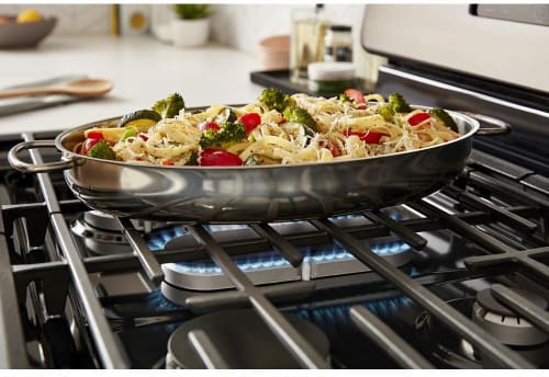 Whirlpool WFG505M0MS 30 Inch Freestanding Gas Range with 5 Sealed ...