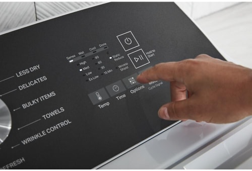 Whirlpool WED5050LW 29 Inch Top Load Electric Dryer with 7.0 cu. ft ...