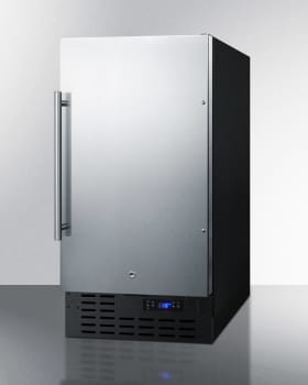 Summit FF1843BSS 18 Inch Undercounter Refrigerator with 2.7 cu. ft ...