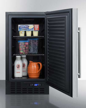 Summit FF1843BSS 18 Inch Undercounter Refrigerator with 2.7 cu. ft ...